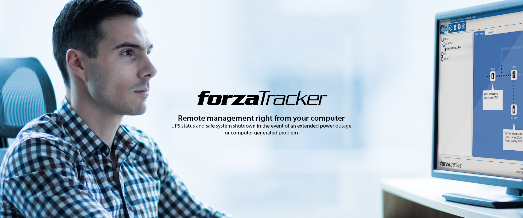 Online UPS 1000VA/900W, 3 outlets, pure sine, tower-120V