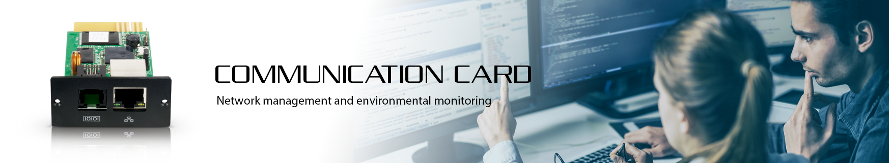 SNMP intelligent network card, remote management & monitoring